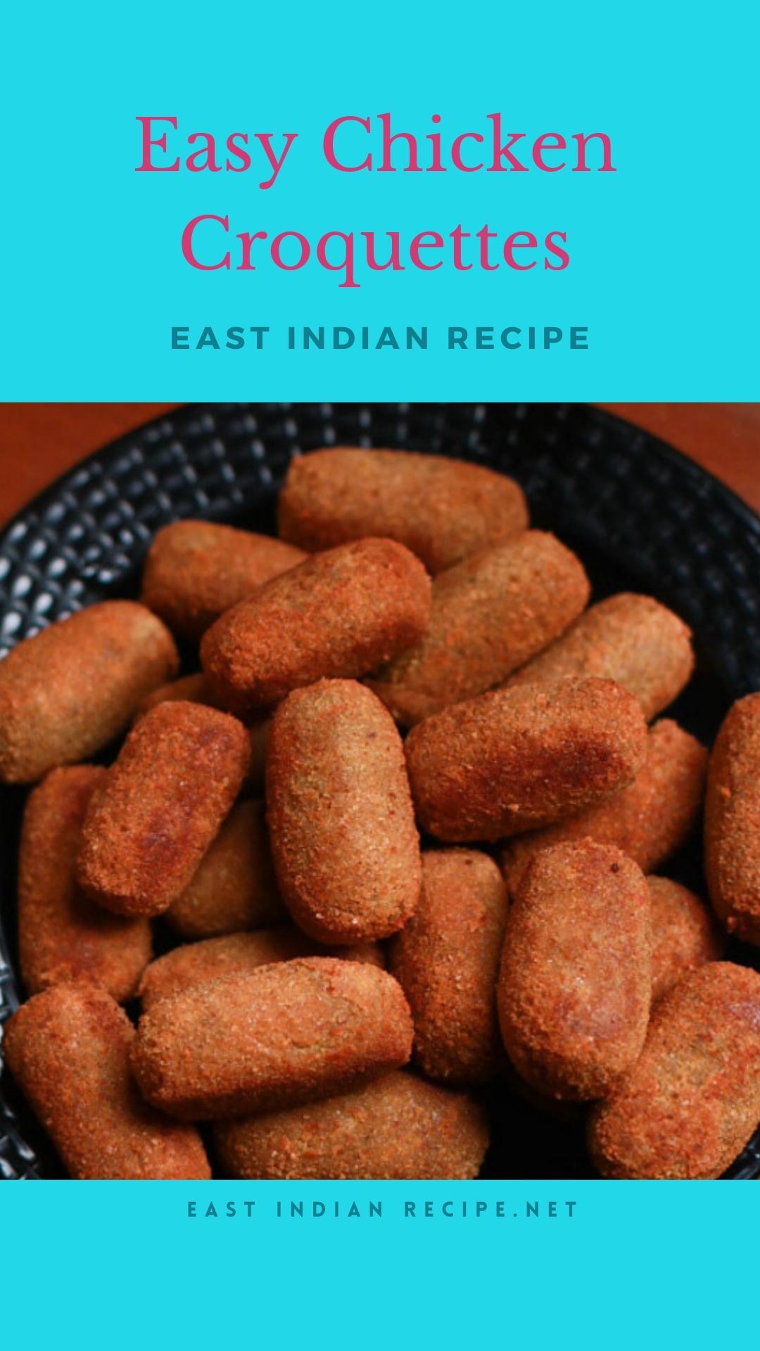 Croquettes - Chicken & Beef - East Indian Recipes