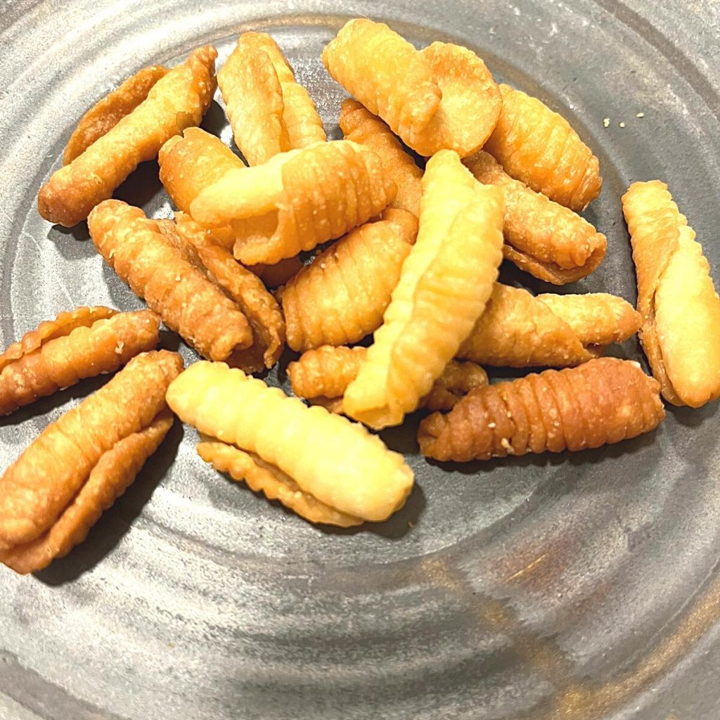 Kulkuls - Deep Fried Pastry - Christmas Sweet - East Indian Recipes