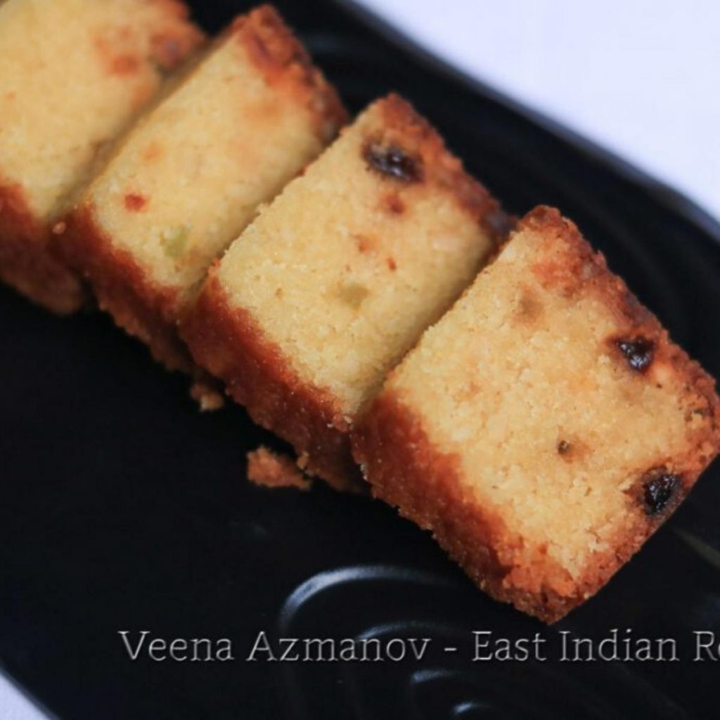 Marzipan Fruitcake - Fruitcake with Marzipan Recipe - East Indian Recipes