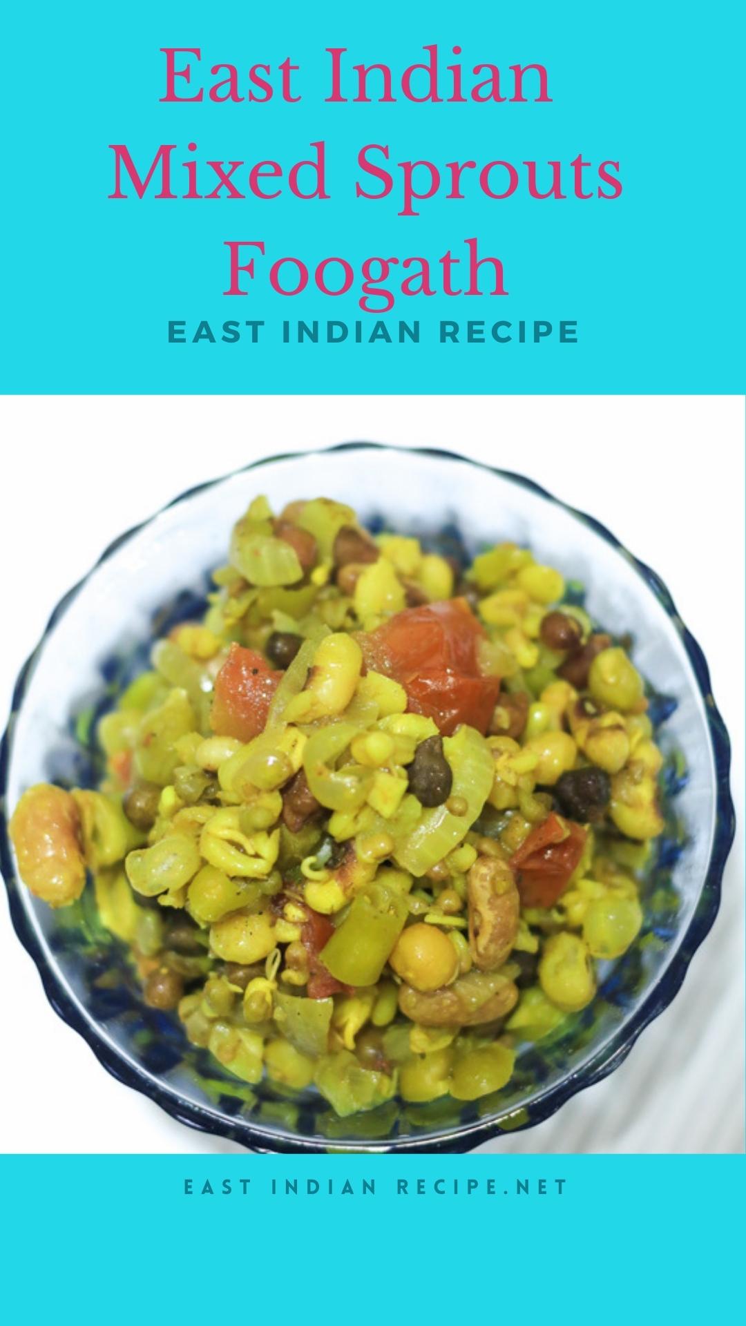 Mixed Spouts Stew - Usal Foogath - East Indian Recipes