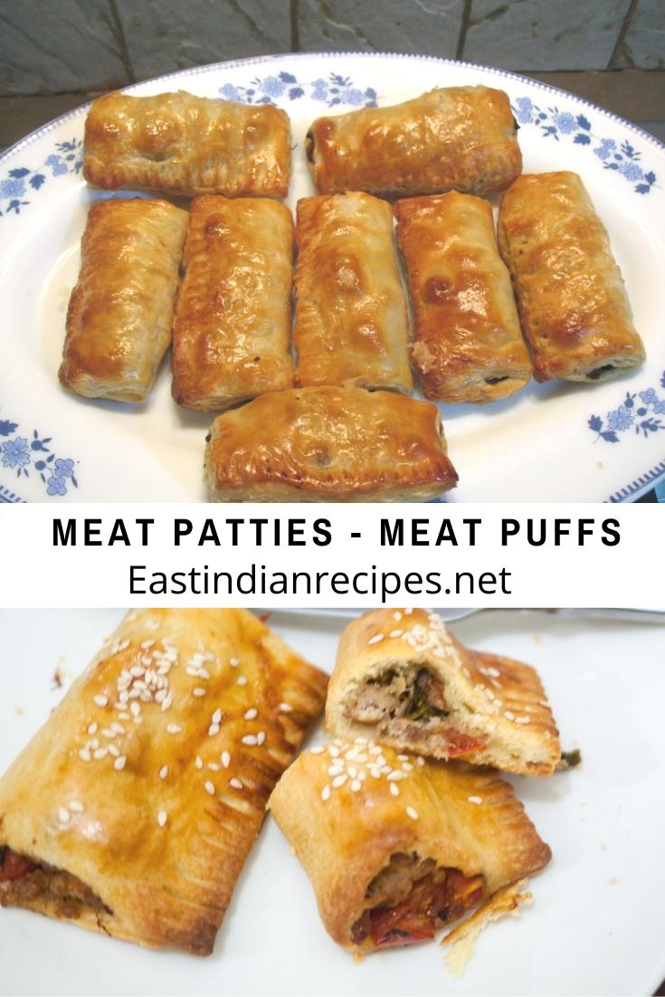 Meat Patties - Meat Puff Pastry - East Indian Recipes