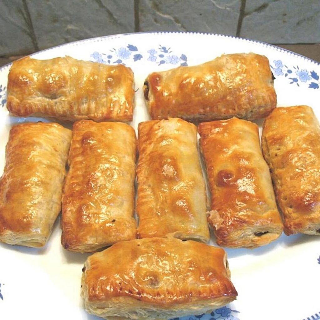 Meat Patties - Ground Beef with Puff Pastry Recipe - East Indian Recipes