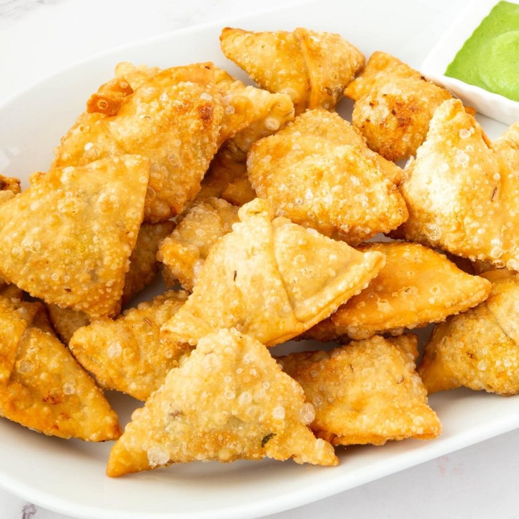 Crispy Mini Samosa Recipe with 3 Different Fillings - East Indian Recipes