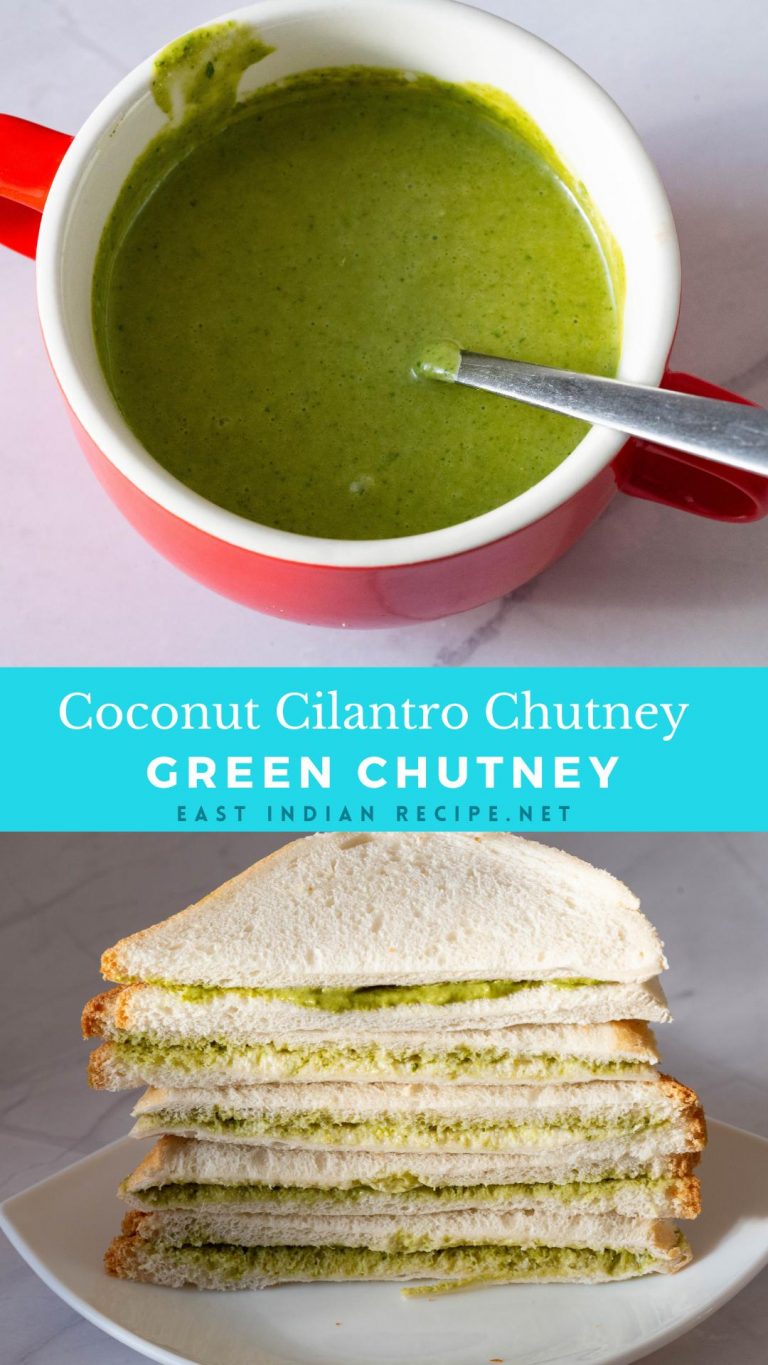Green Chutney - Cilantro Chutney - Coconut Chutney - East Indian Recipes