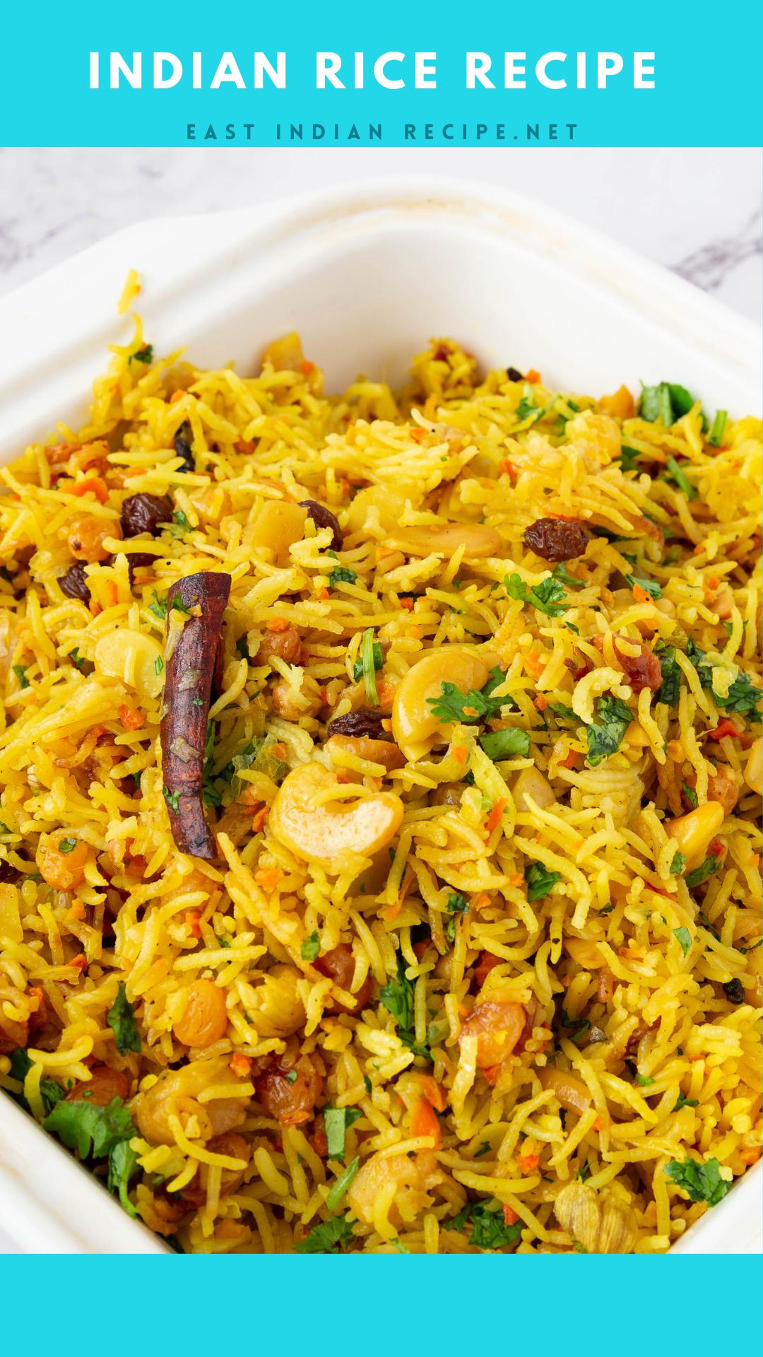 How to Cook Pulav - Basmati Rice Pulao - East Indian Recipes